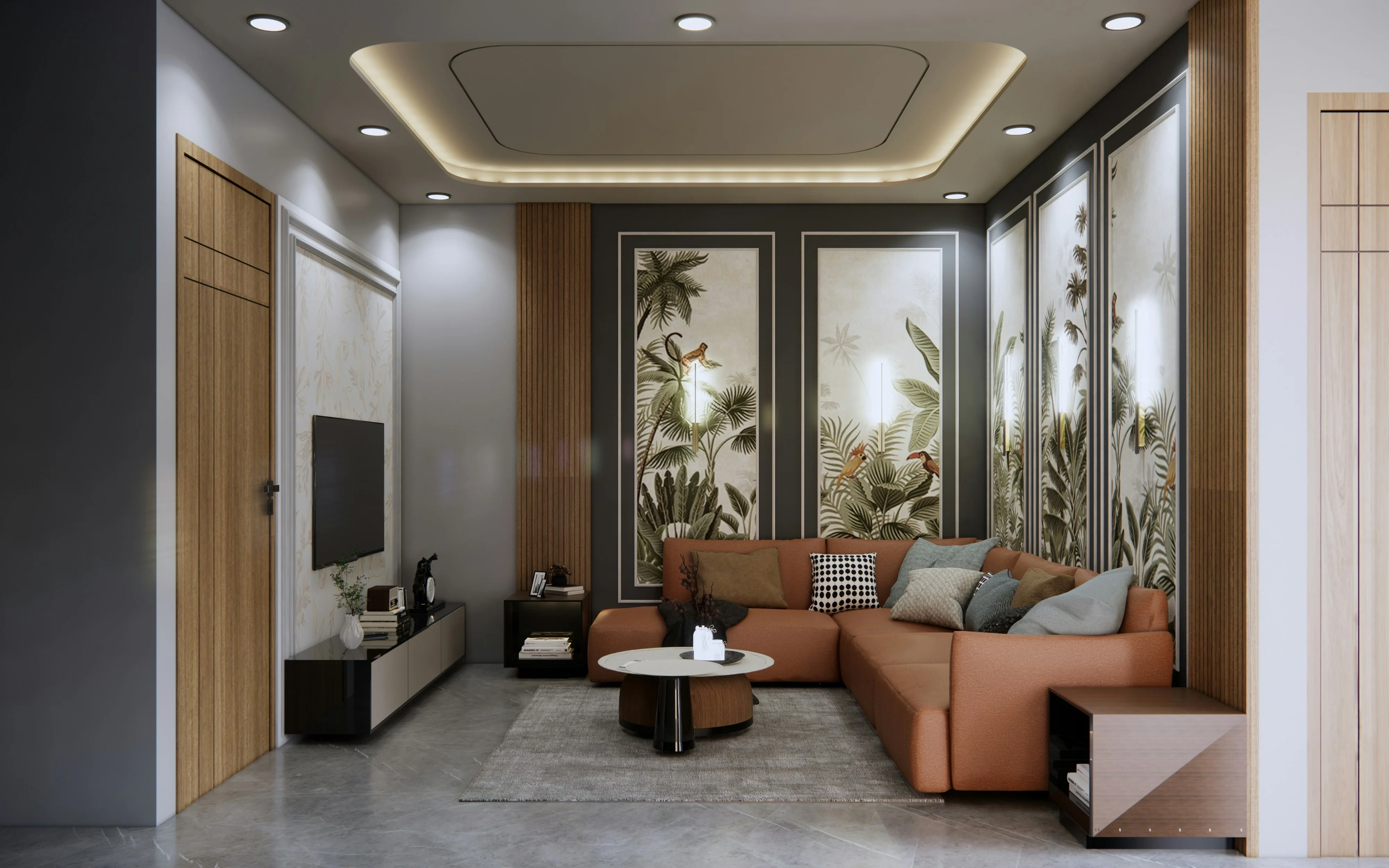Living Room Interior Design | Samagra Interiors - Premium Living Room Solutions
